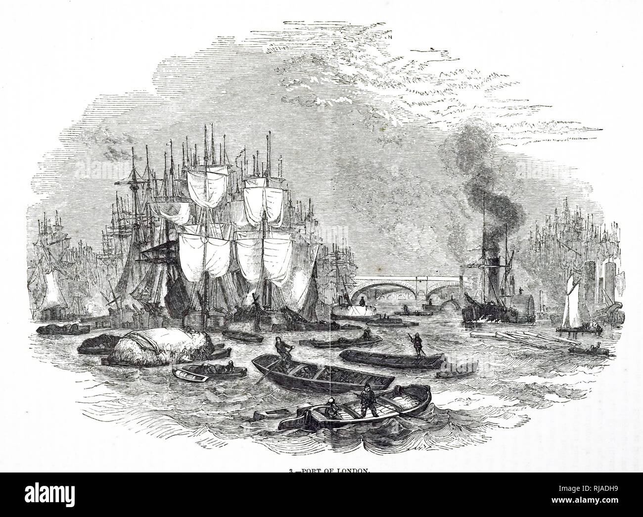 London port 19th century hi-res stock photography and images - Alamy