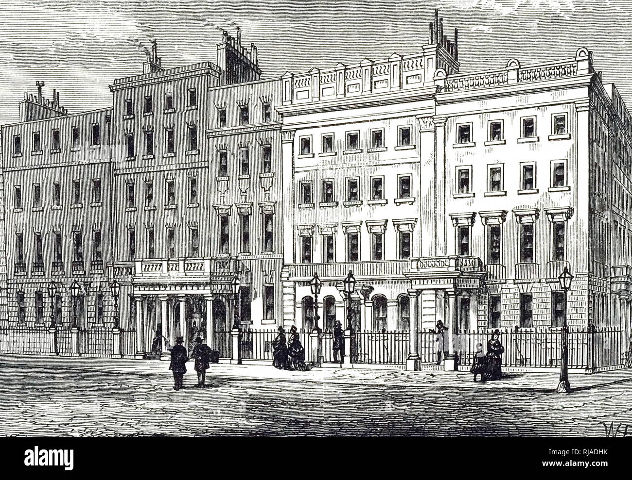 Mayfair london 19th century hi-res stock photography and images - Alamy