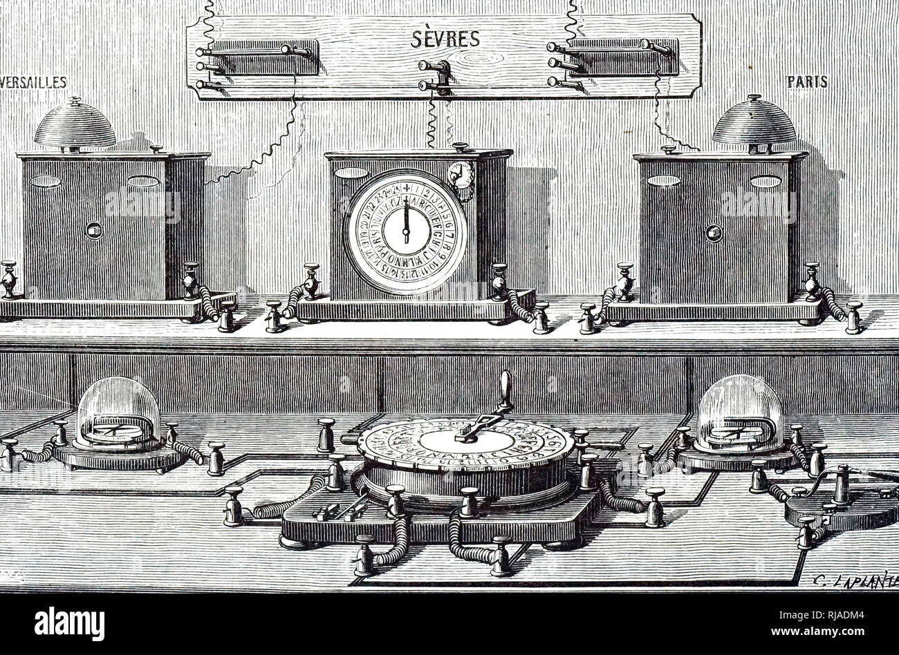 Electrical telegraph 19th hi-res stock photography and images - Alamy