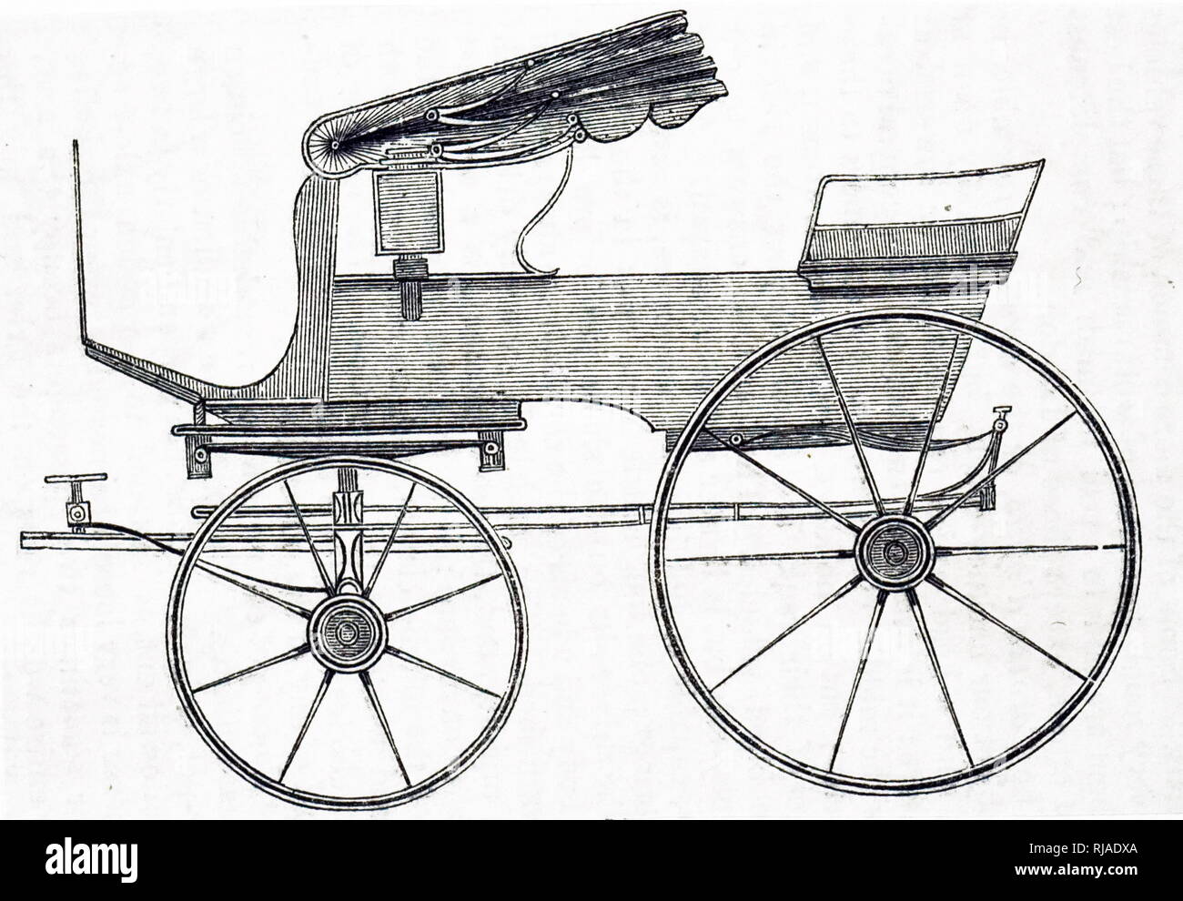 An engraving depicting a Phaeton by Silk & Brown, Longacre - exhibited ...