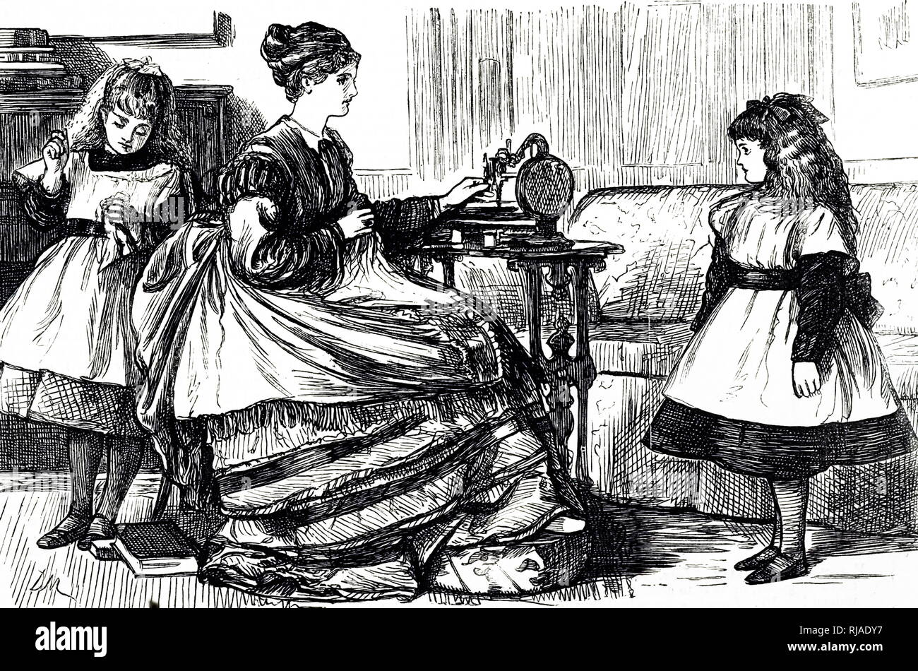 Sewing machine 19th century hi-res stock photography and images - Alamy