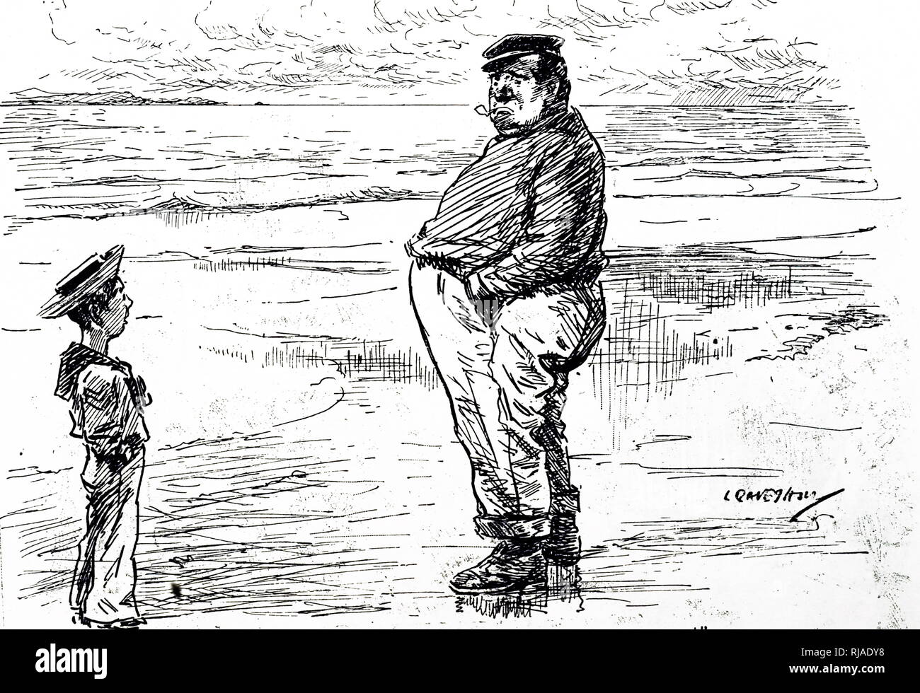 Edwardian beach hi-res stock photography and images - Alamy