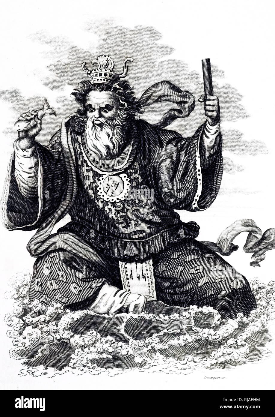 King Neptune Painting