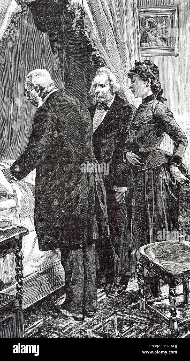 19th century patient doctor hi-res stock photography and images - Alamy