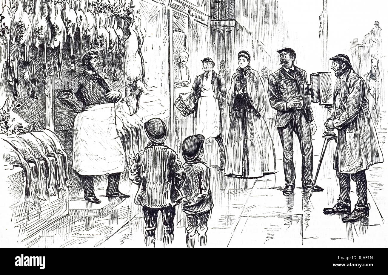 Butcher 19th century hi-res stock photography and images - Alamy