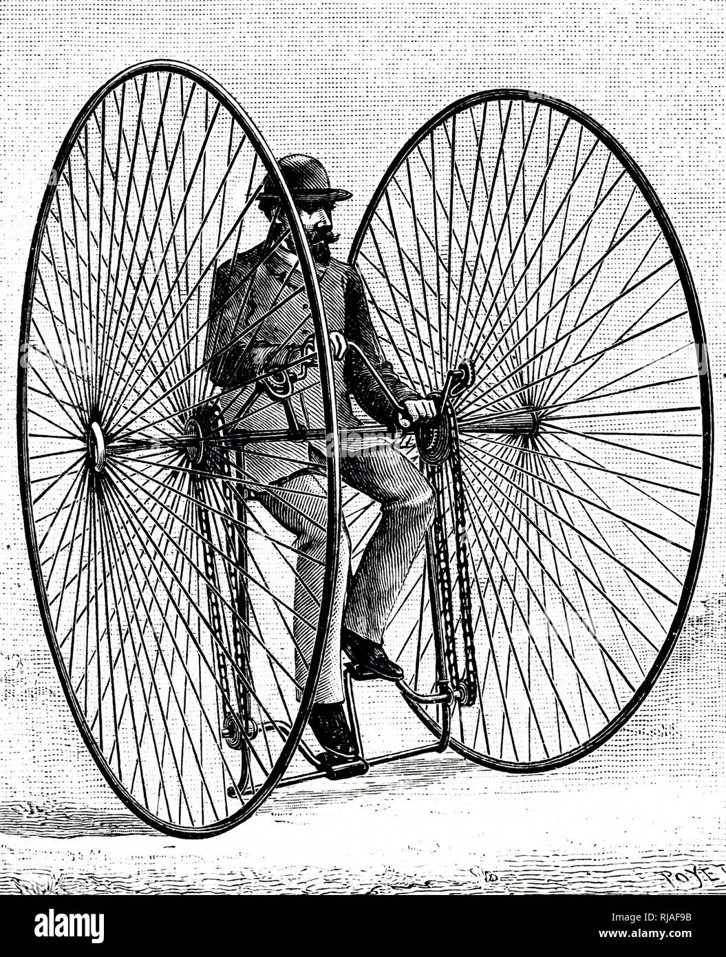 Bicycle 19th century hi-res stock photography and images - Alamy