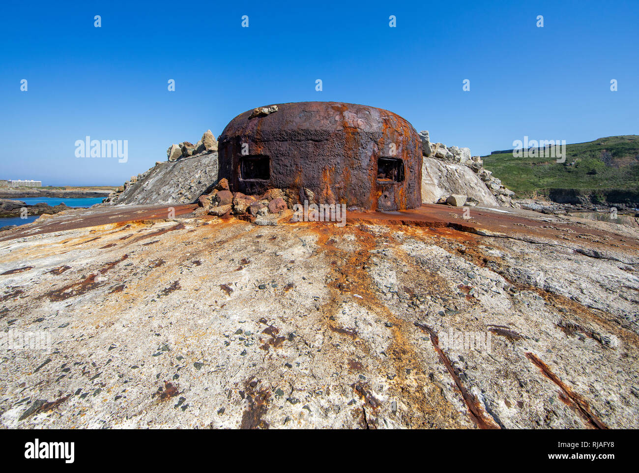 Normandy german defences hi-res stock photography and images - Alamy