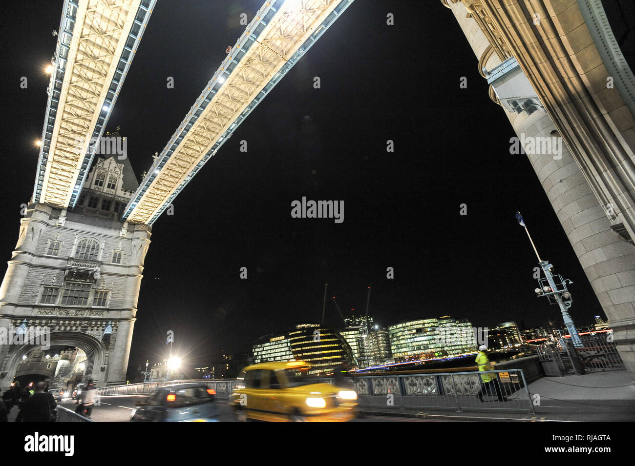 Neogothic combined bascule and suspension bridge Tower Bridge 1886 1894 ...