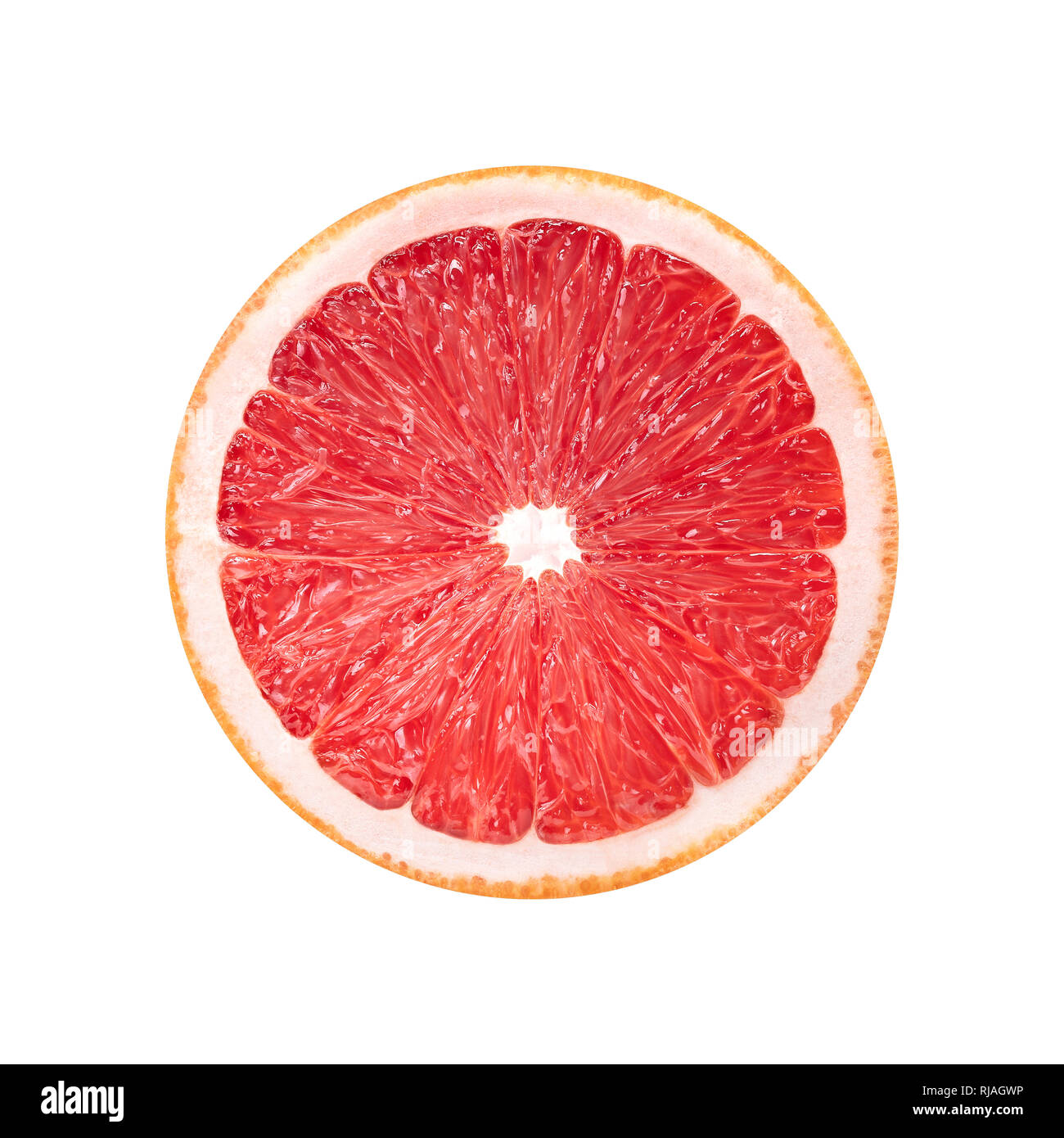Slice red juicy grapefruit hi-res stock photography and images - Alamy