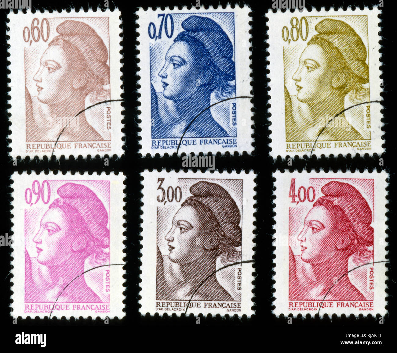 France stamp marianne hi-res stock photography and images - Alamy