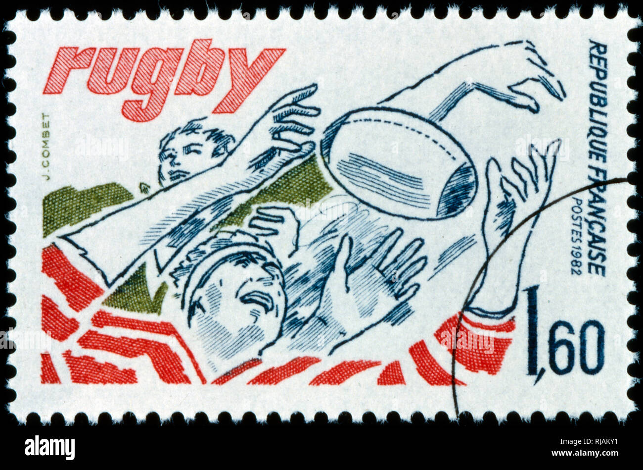 French Stamp High Resolution Stock Photography and Images - Alamy