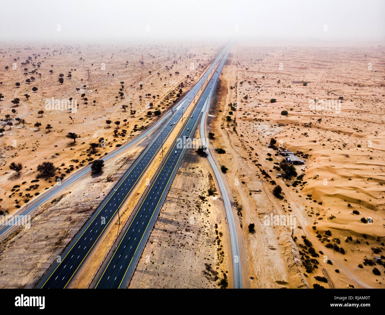 Aerial drone view famous highway hi-res stock photography and images ...