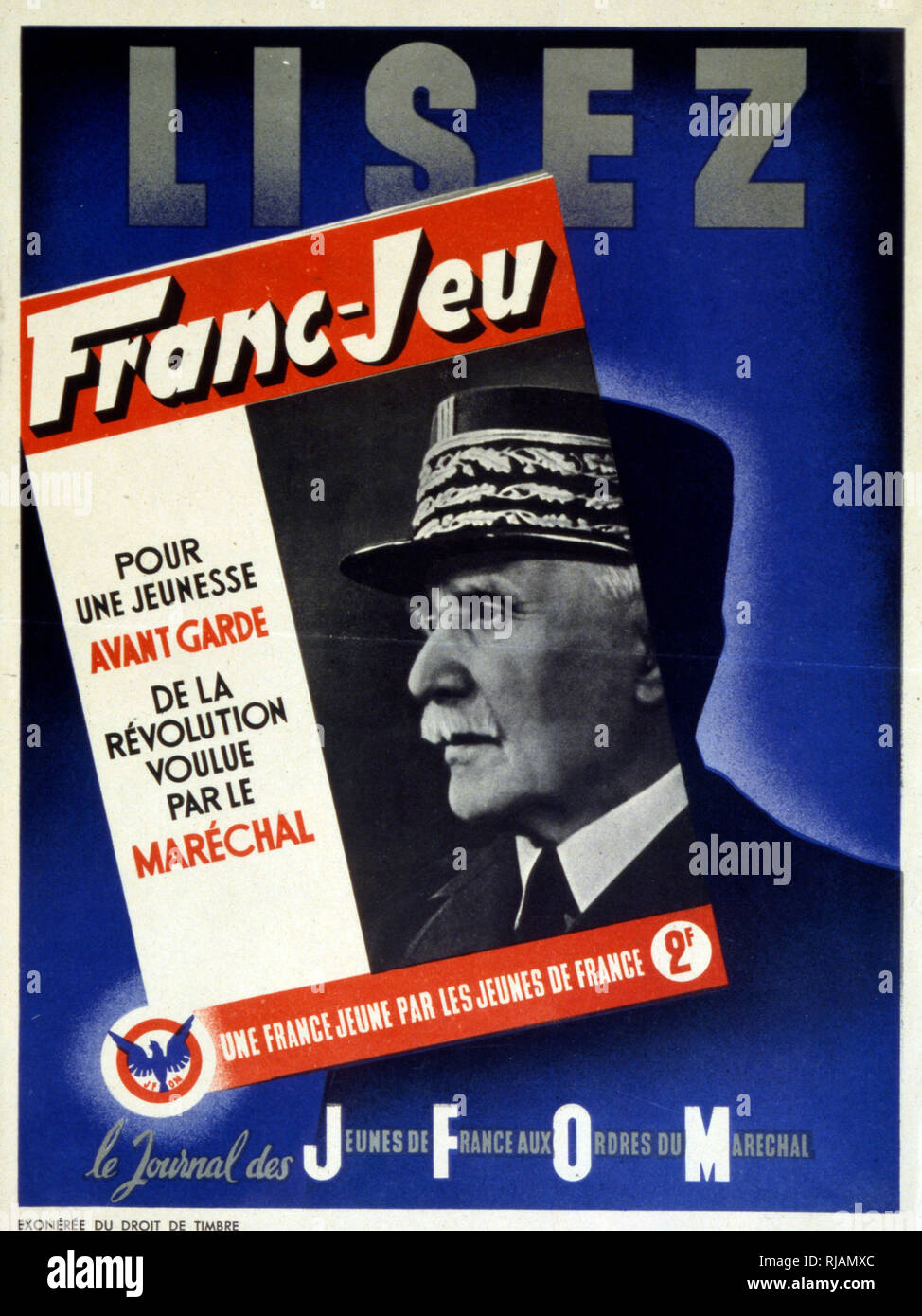 French World War Two Propaganda Poster High Resolution Stock ...