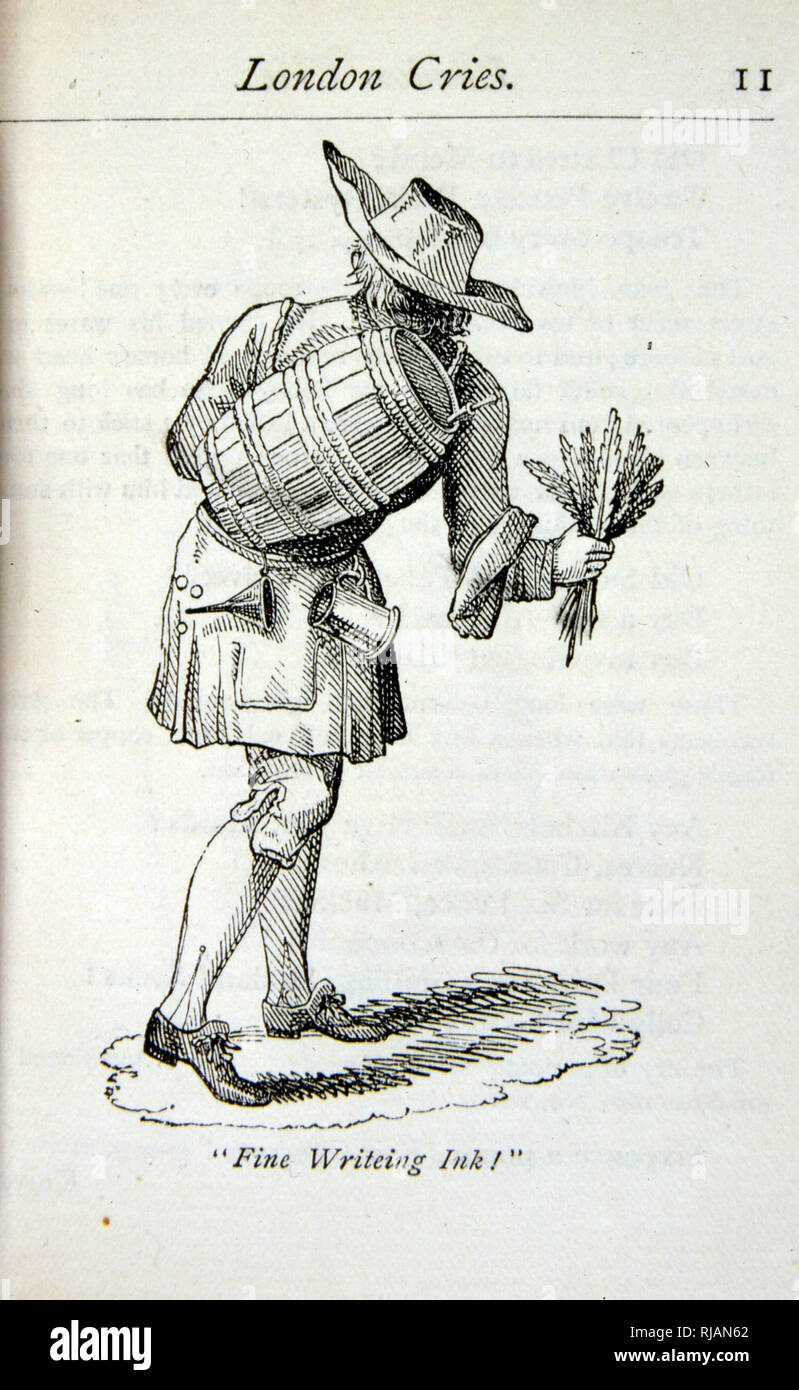 Man quill writing hi-res stock photography and images - Alamy