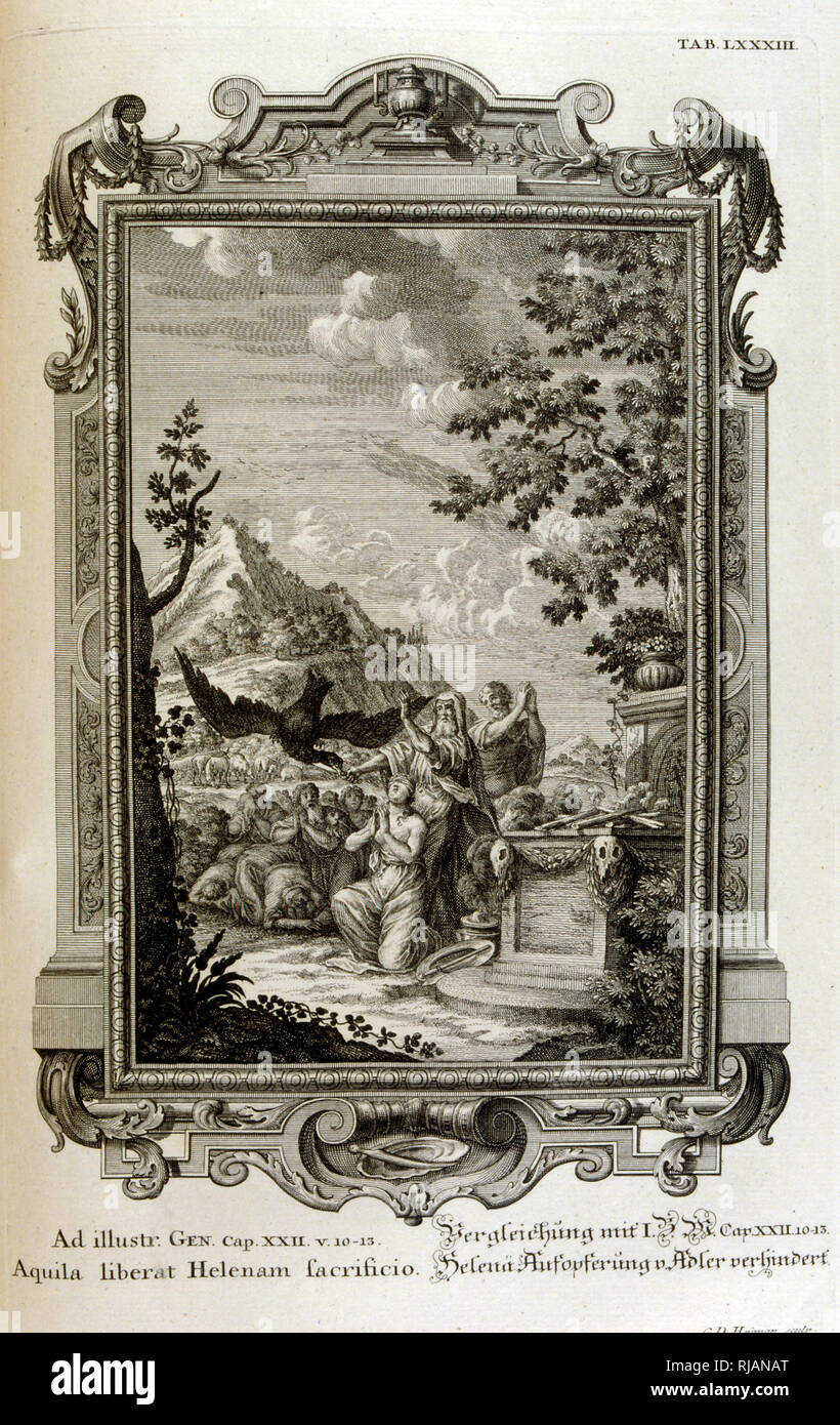 The Fable of Helen of troy, from Physique sacree, ou Histoire-naturelle ...