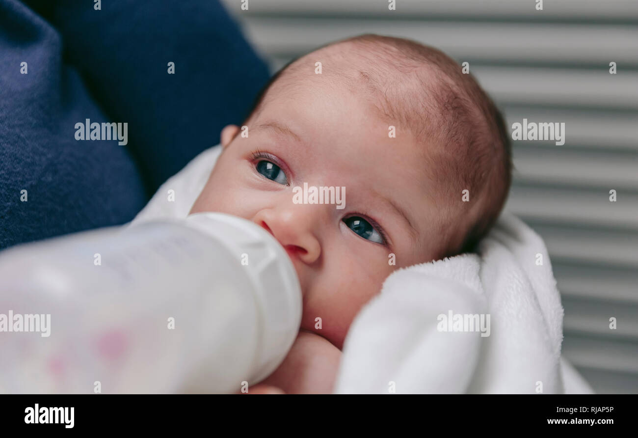 Baby face closeup hi-res stock photography and images - Alamy