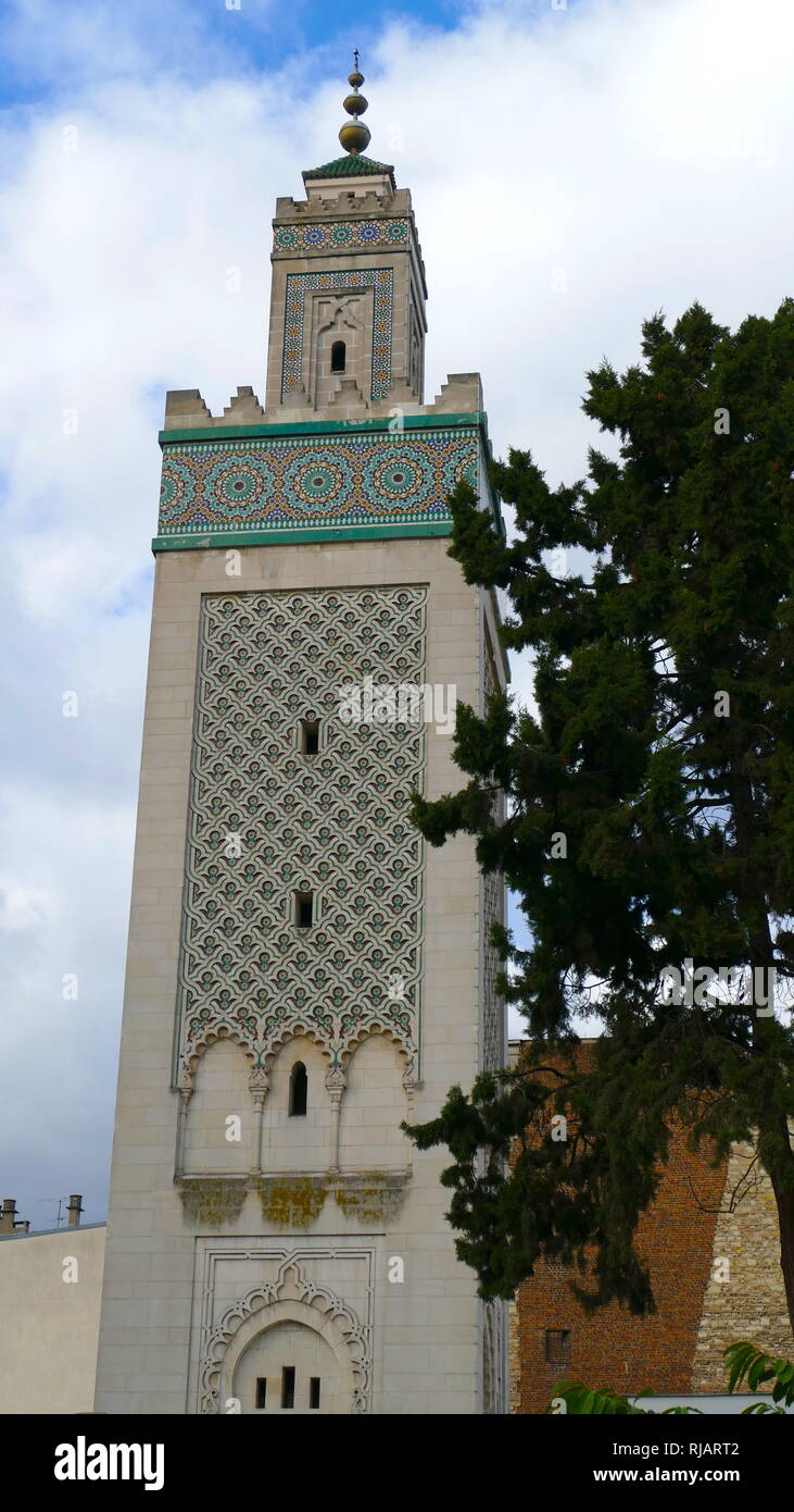 The Grande Mosquée de Paris (commonly known as The Paris Mosque or The ...