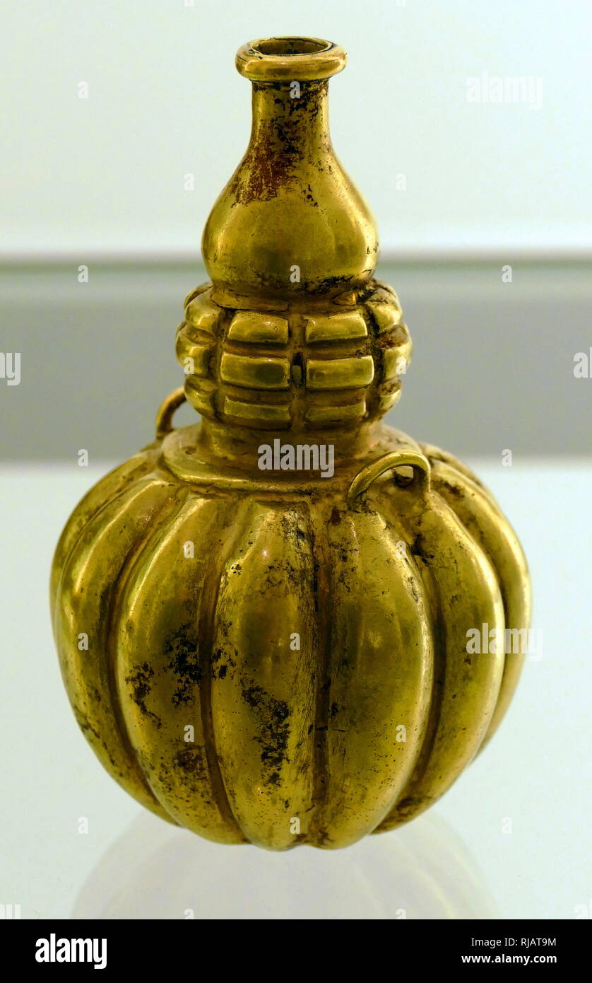 Gold Lime Containers used to hold Powdered Lime for ritual use. Lime ...