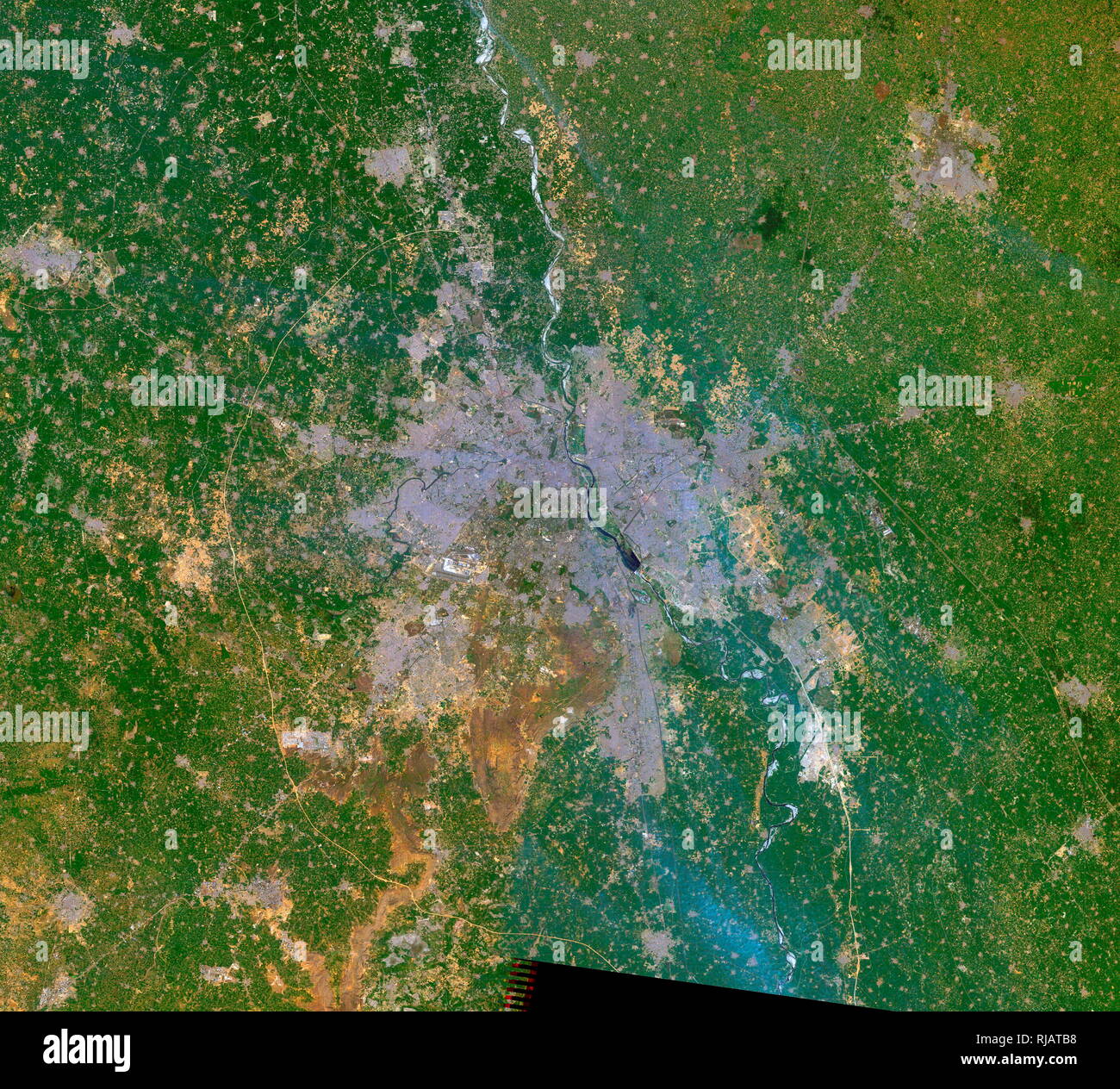Pollution satellite image hi-res stock photography and images - Alamy