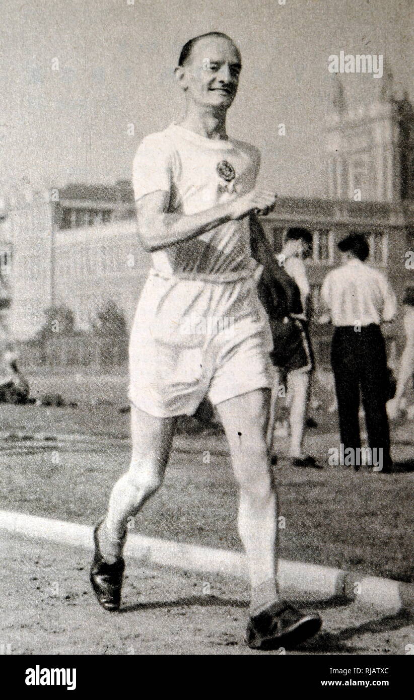 Photograph of Thomas William Green (1894 - 1975) a British race walker ...