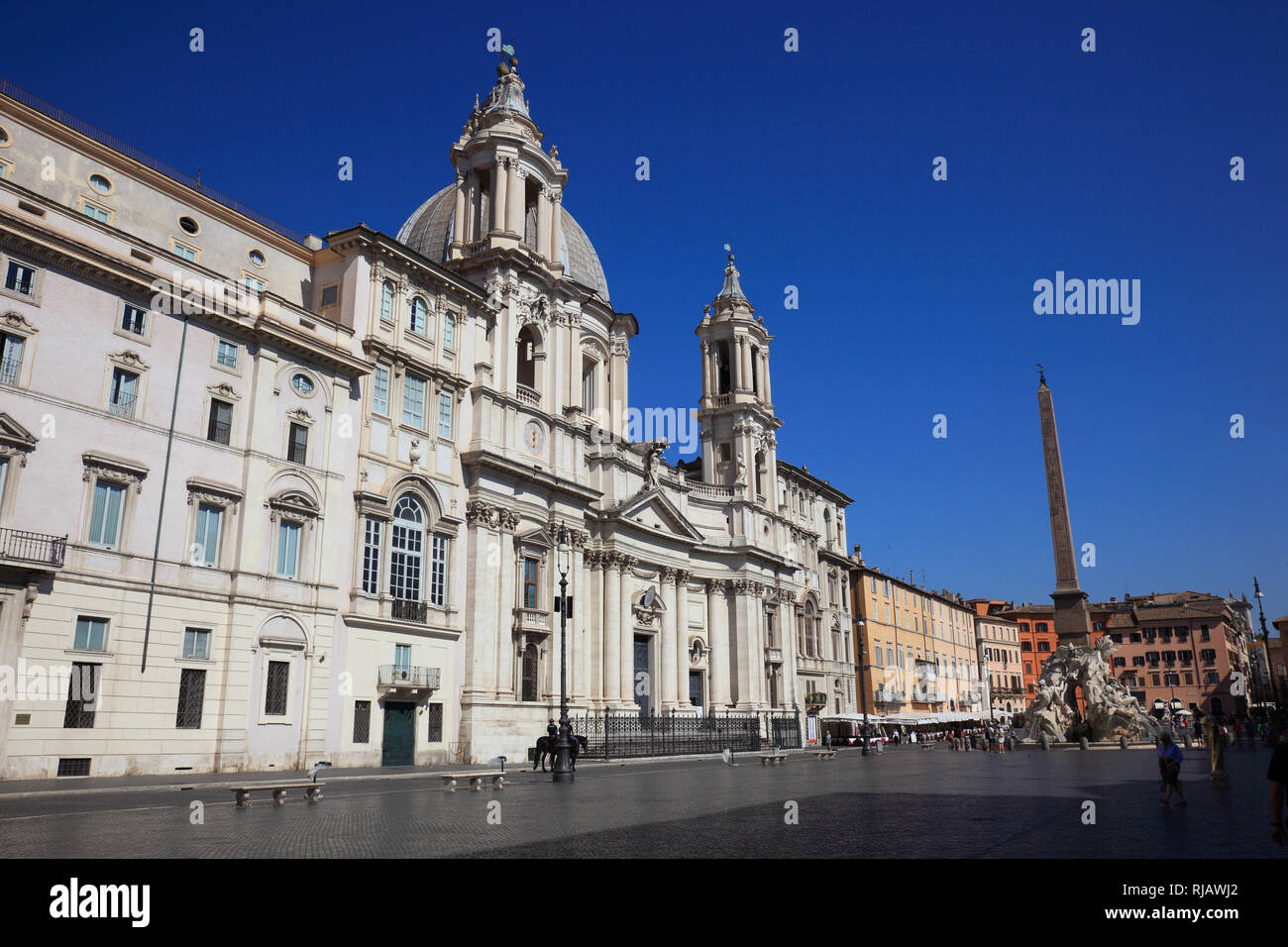 church Sant’Agnese in Agone, Piazza Navona, district Parione, Rome ...