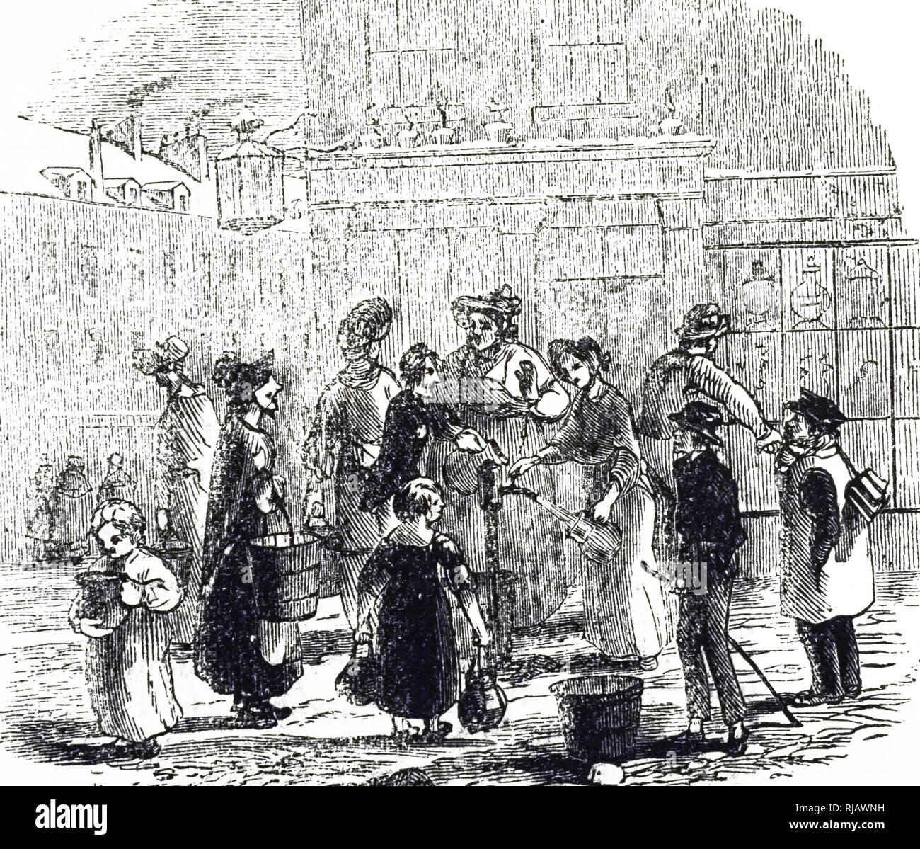 Victorian london street scene hi-res stock photography and images - Alamy