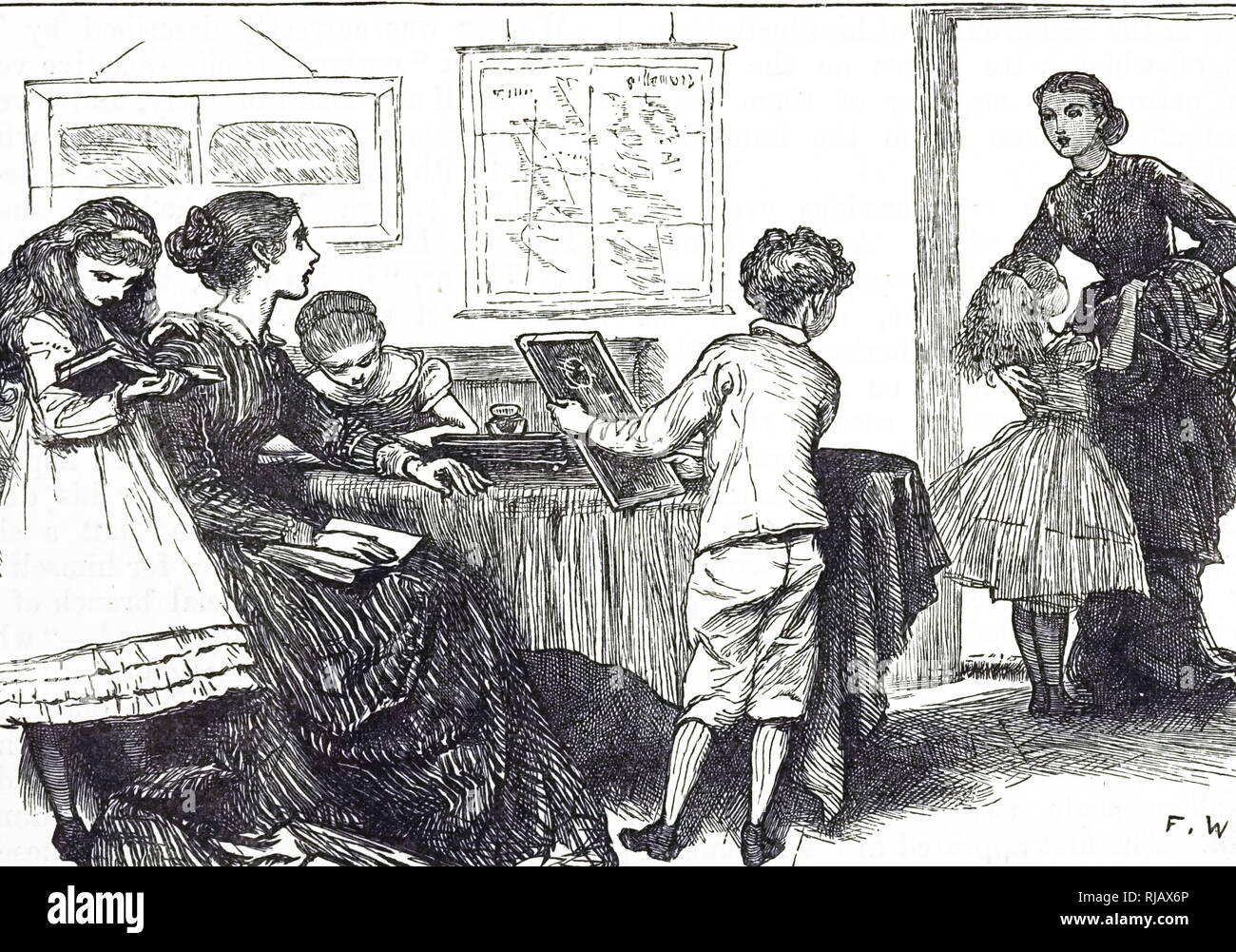 Governess 19th hi-res stock photography and images - Alamy