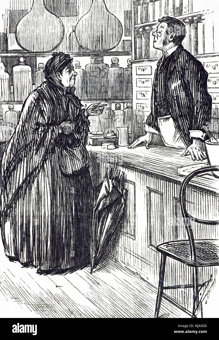 Victorian chemist hi-res stock photography and images - Alamy