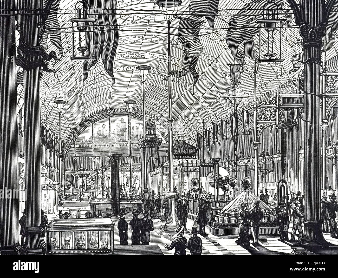 Electricity in the 19th century hi-res stock photography and images - Alamy