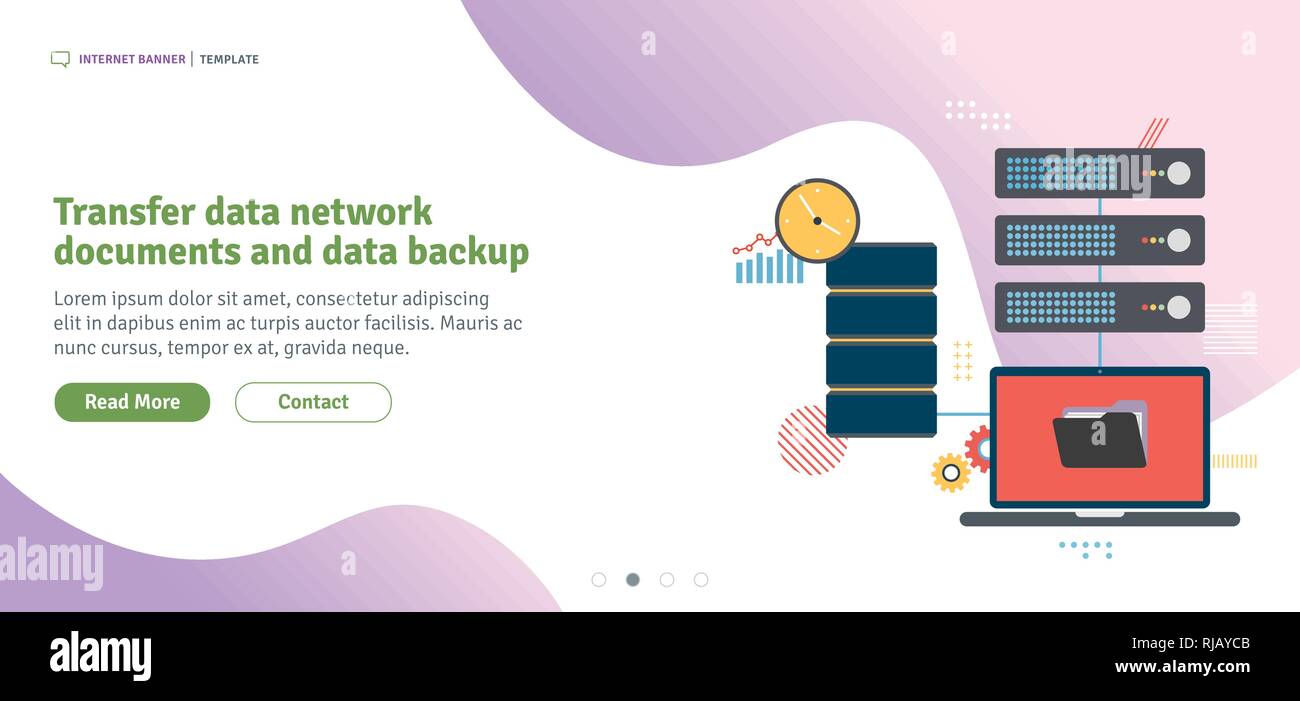 Transfer data network documents and data backup. File sharing, shared ...