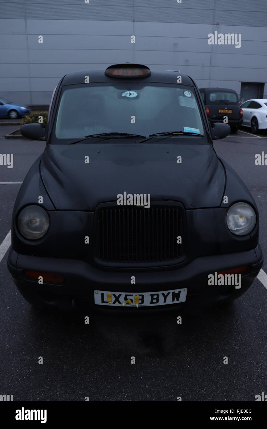 Taxis in parking lot, hi-res stock photography and images - Alamy