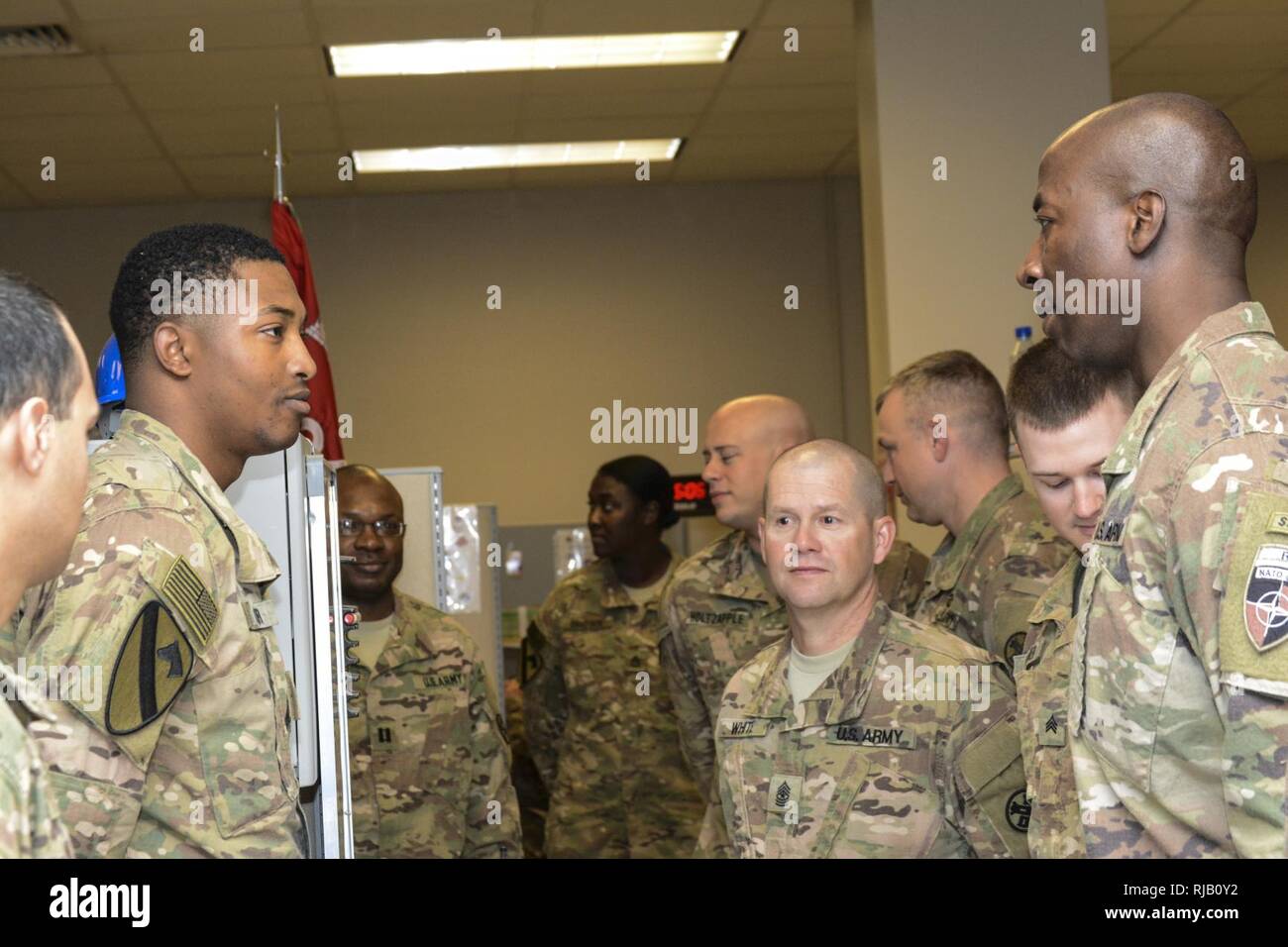 Command Sgt. Maj. David M. Clark, Senior Enlisted Leader for NATO’s ...