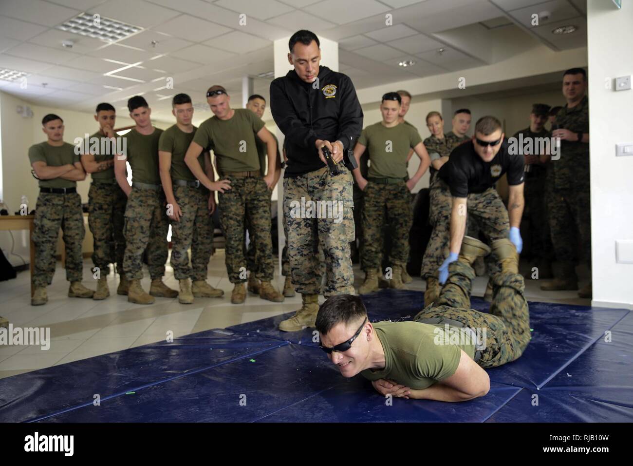 Staff Sgt. Joseph Mendoza, a non-lethal weapons instructor with Special ...