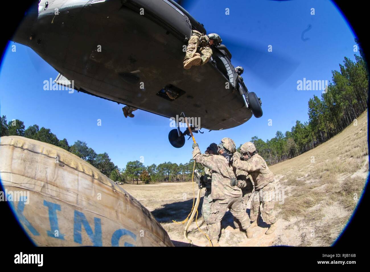 Three soldiers with 1st Brigade Combat Team, 82nd Airborne Division ...
