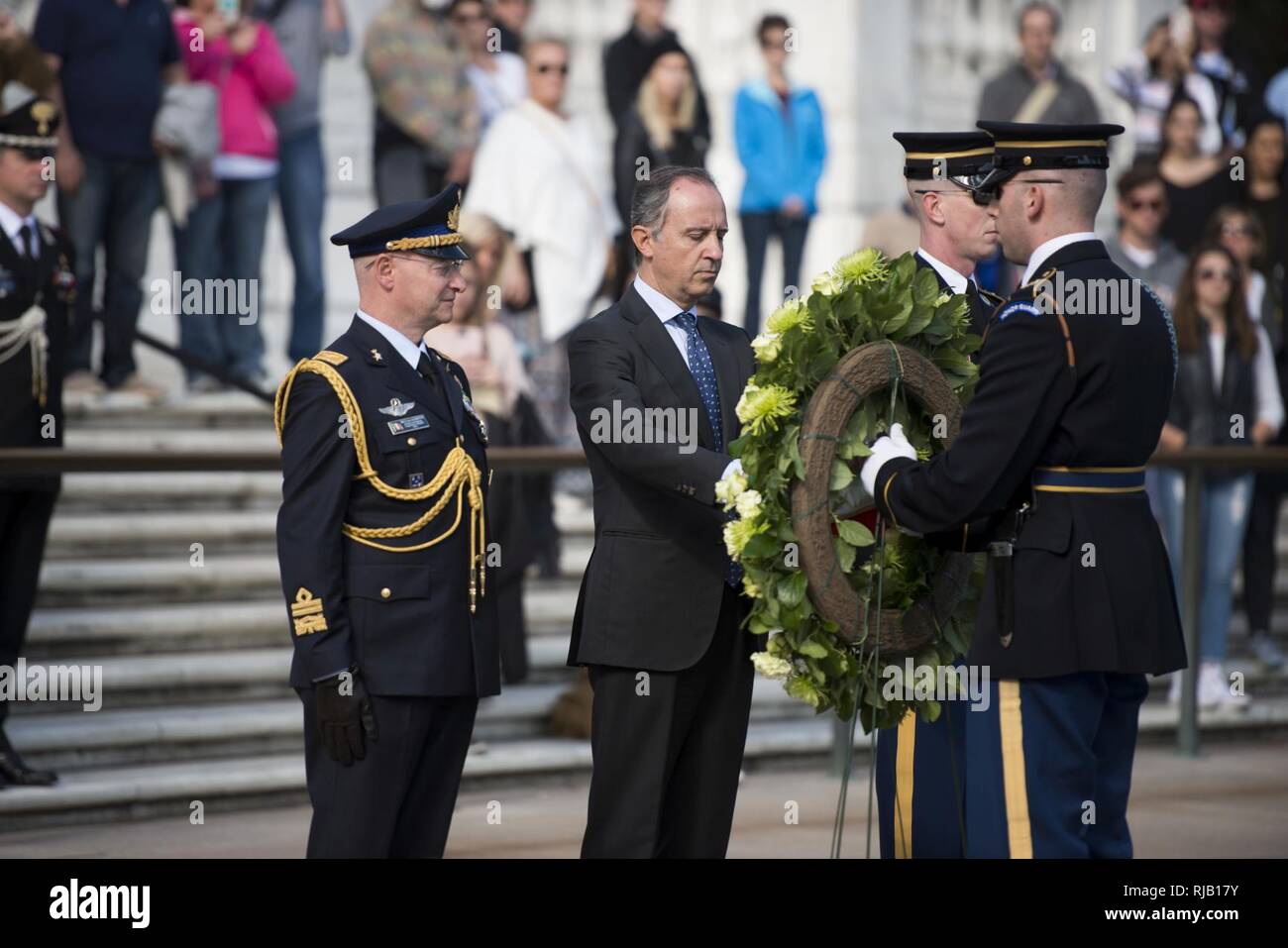 Armando Varricchio, right, Ambassador of Italy to the United States ...