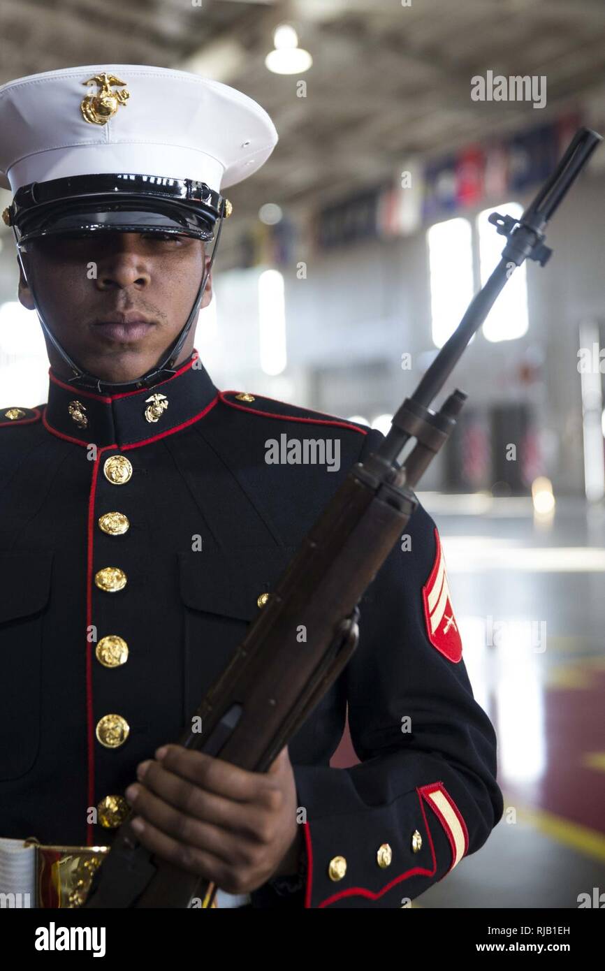 U.S. Marines Corps Cpl. Christopher Fizer, with the Headquarters and ...