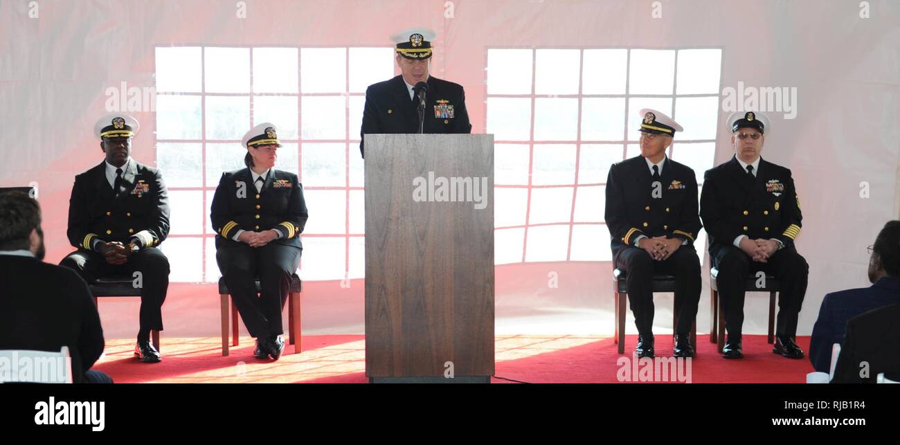 NORFOLK (Nov. 4, 2016) Capt. Larry Legree, center, Commander ...
