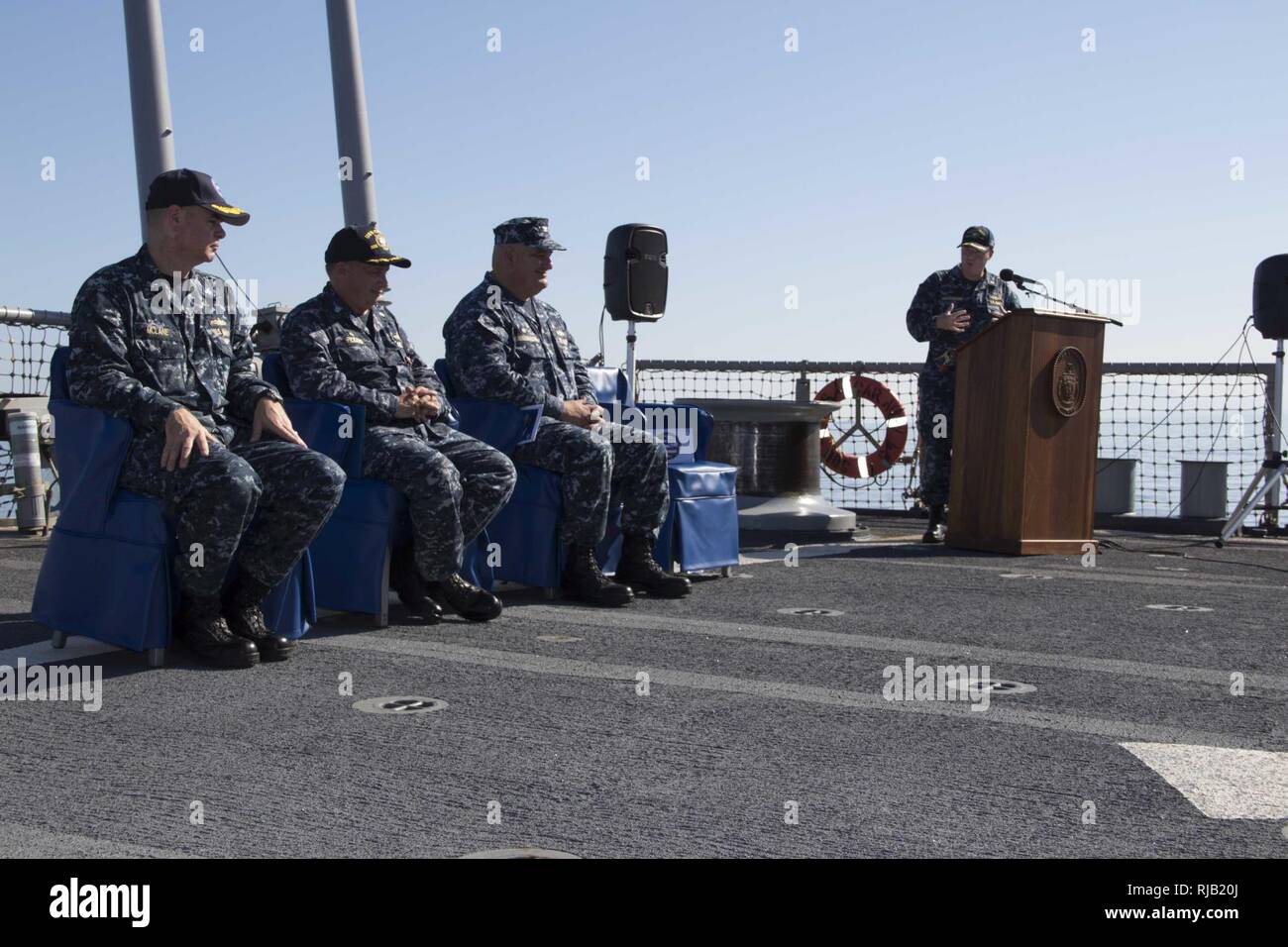 MEDITERRANEAN SEA (Nov 5, 2016) - Cmdr. Peter Halvorsen, commanding ...