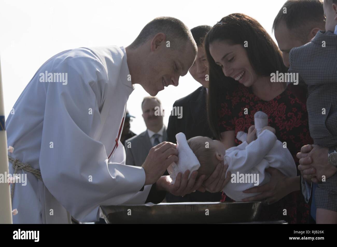 SASEBO, Japan (Nov. 5, 2016) Lt. David Hammond, left, a chaplain aboard ...