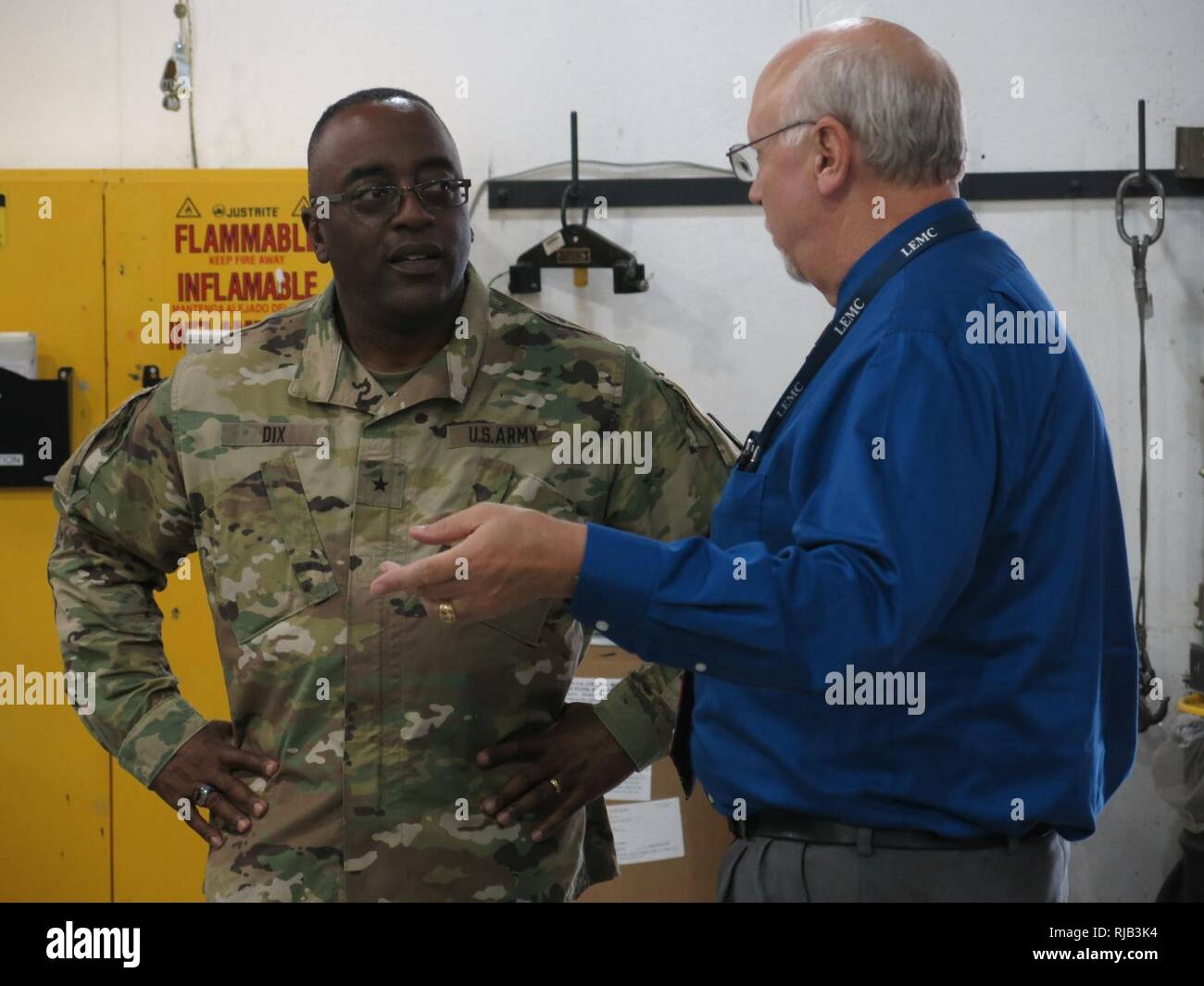 Brig. Gen. Richard Dix, Commanding General of Joint Munitions Command ...