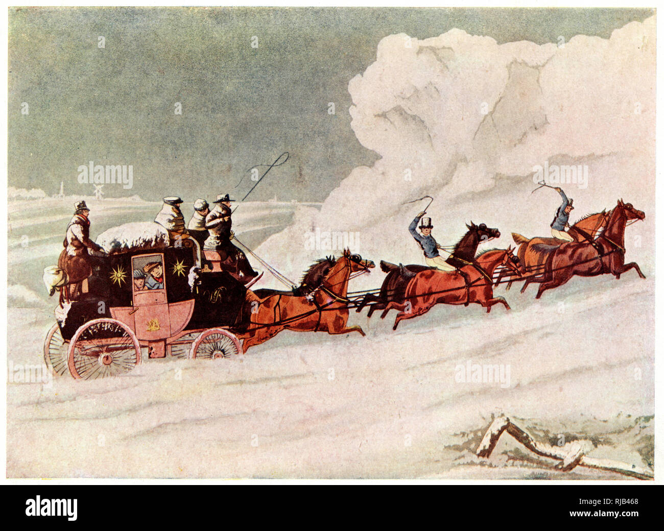 Stagecoaches race hi-res stock photography and images - Alamy