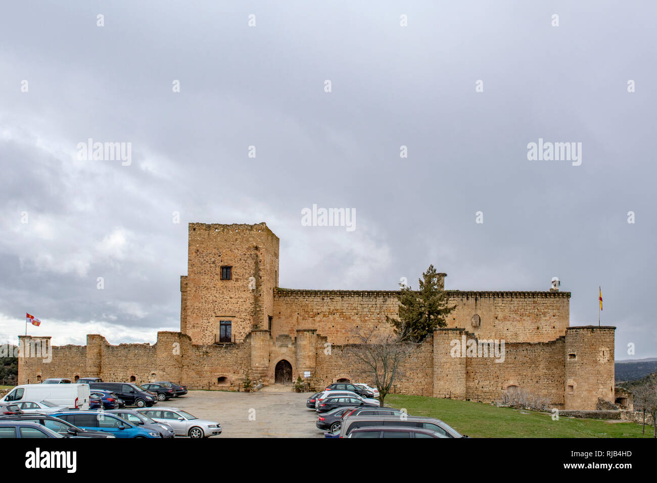 Pedraza, Segovia, Spain; March 2018: The Castle of Pedraza is an ...