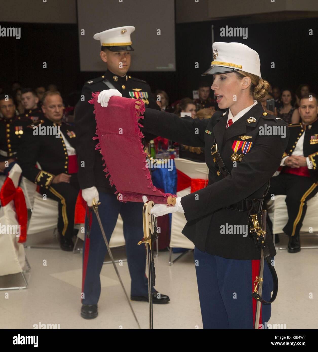 U.S. Marine Corps 1st Lt. Rachel Paul, adjutant, Headquarters and ...