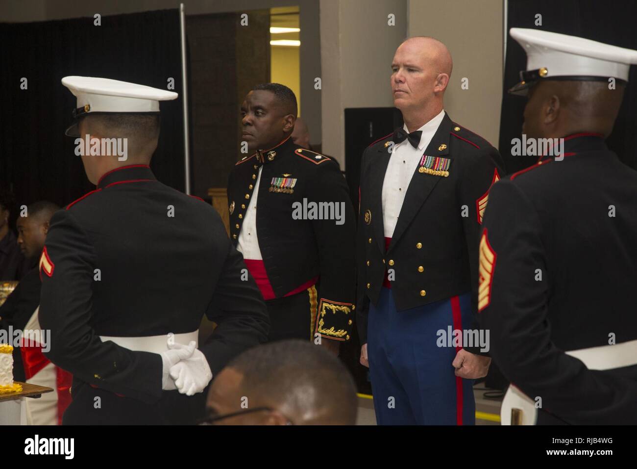 U.S. Marine Corps Lt. Col. Quentin Vaughn, commanding officer ...