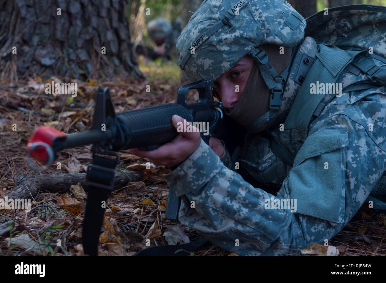 U.S. Army Pfc. Cody Haupt, 1098th Transportation Company, 11th Trans ...