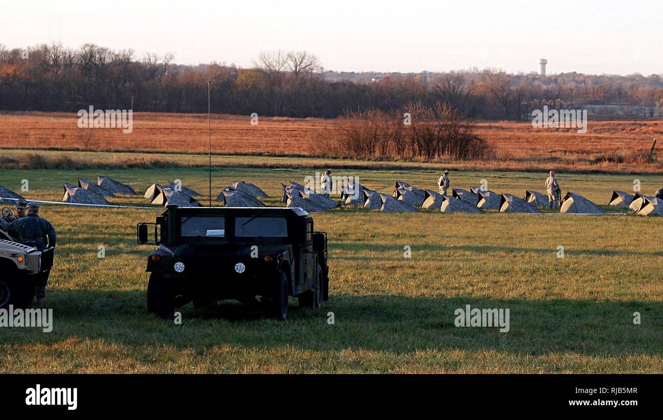 Soldiers from Headquarters and Headquarters Company, 1034th Combat ...