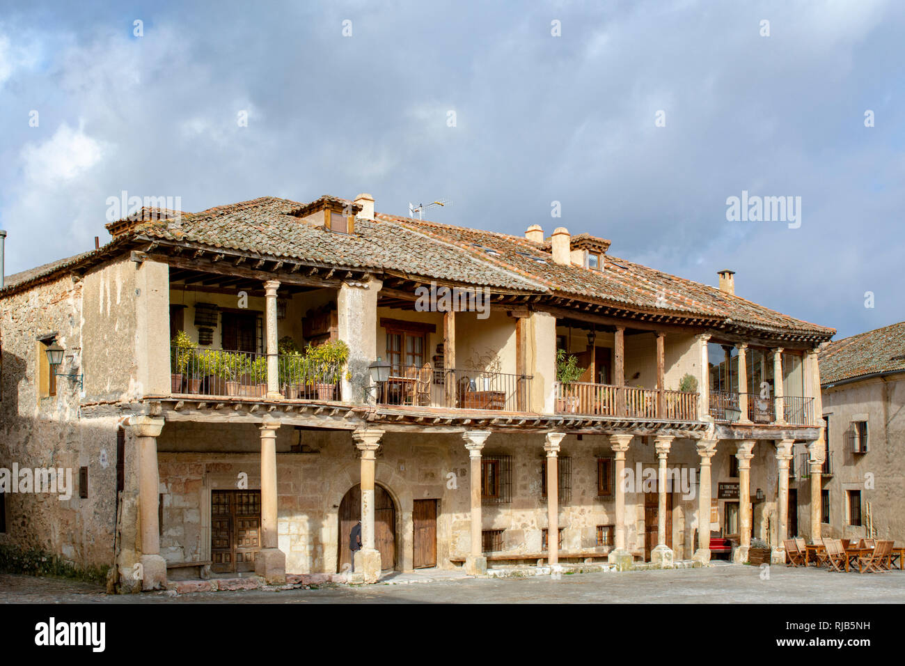 Pedraza, Segovia, Spain; March 2018: Pedraza Medieval Village Main ...