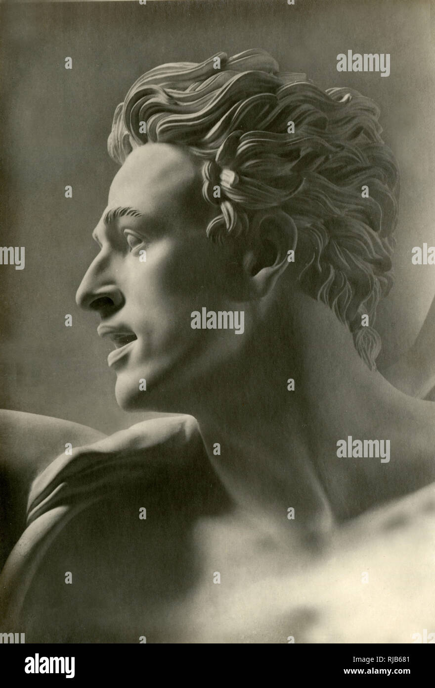 Sculpture, Head of Apollo by Arno Breker Stock Photo - Alamy