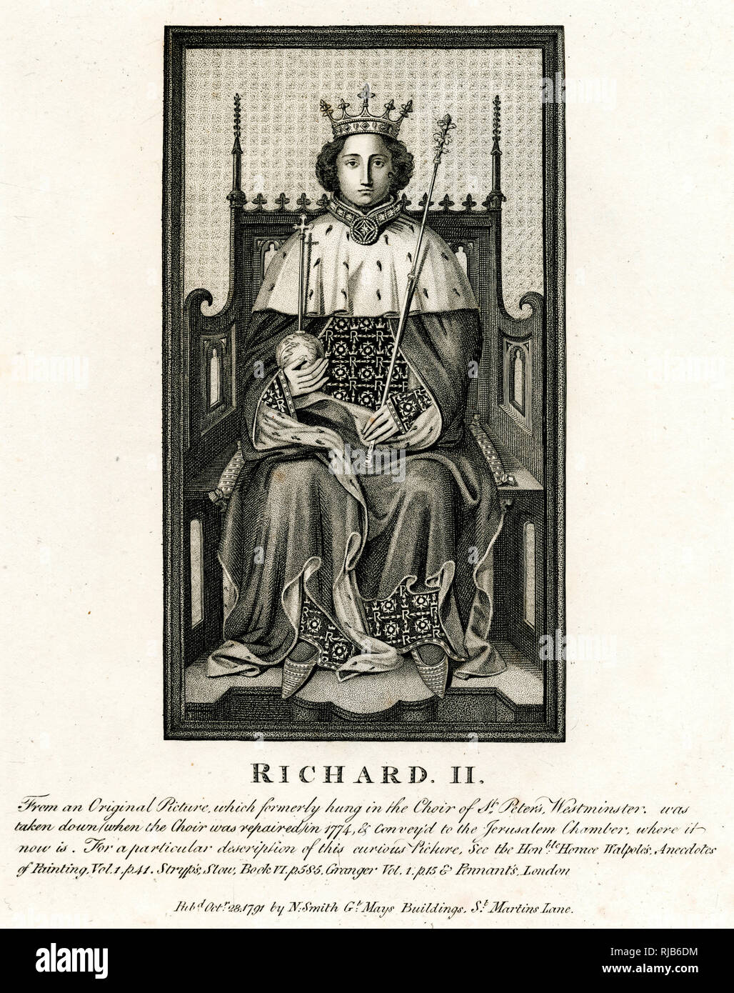 Richard II of England Stock Photo - Alamy
