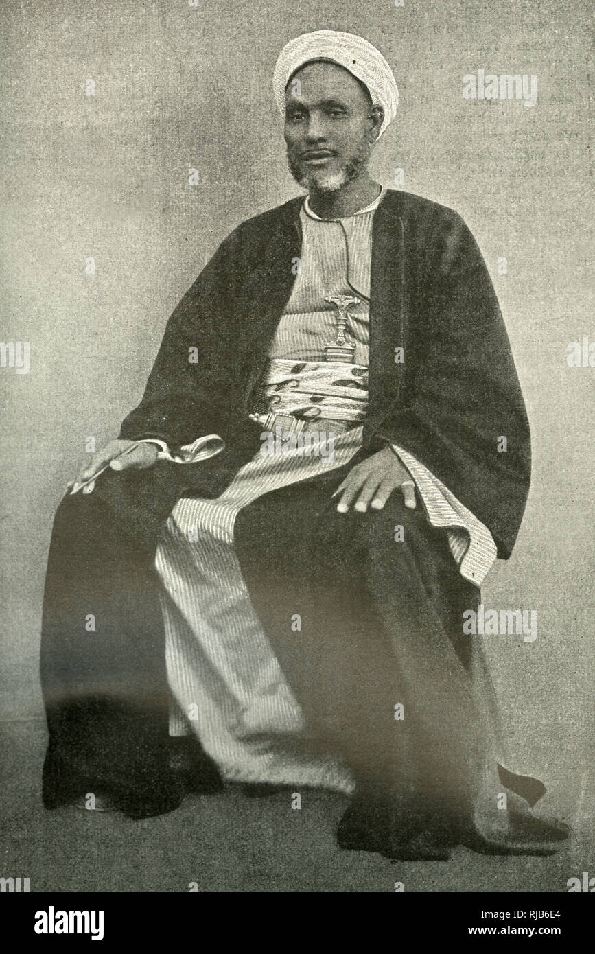 Shia Moslem leader, Southern Arabia Stock Photo - Alamy